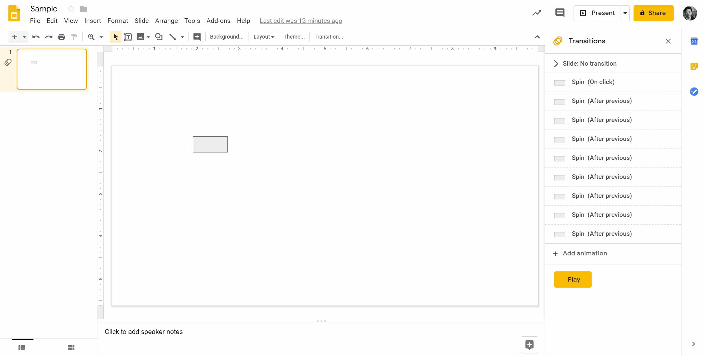 How to loop animations in Google Slides | xFanatical