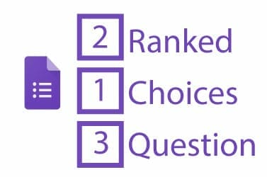 How to Create Ranked Choices in Google Forms?