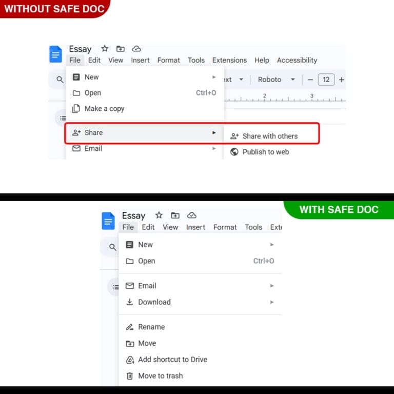 Block File Sharing in Google Drive | Safe Doc | xFanatical