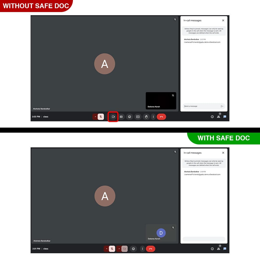 Disable Student Camera in Google Meet | Safe Doc Disable Student Camera in Google Meet | Safe Doc