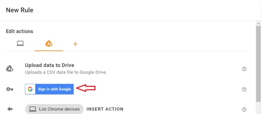 Export Google Chrome devices list in Google Workspace