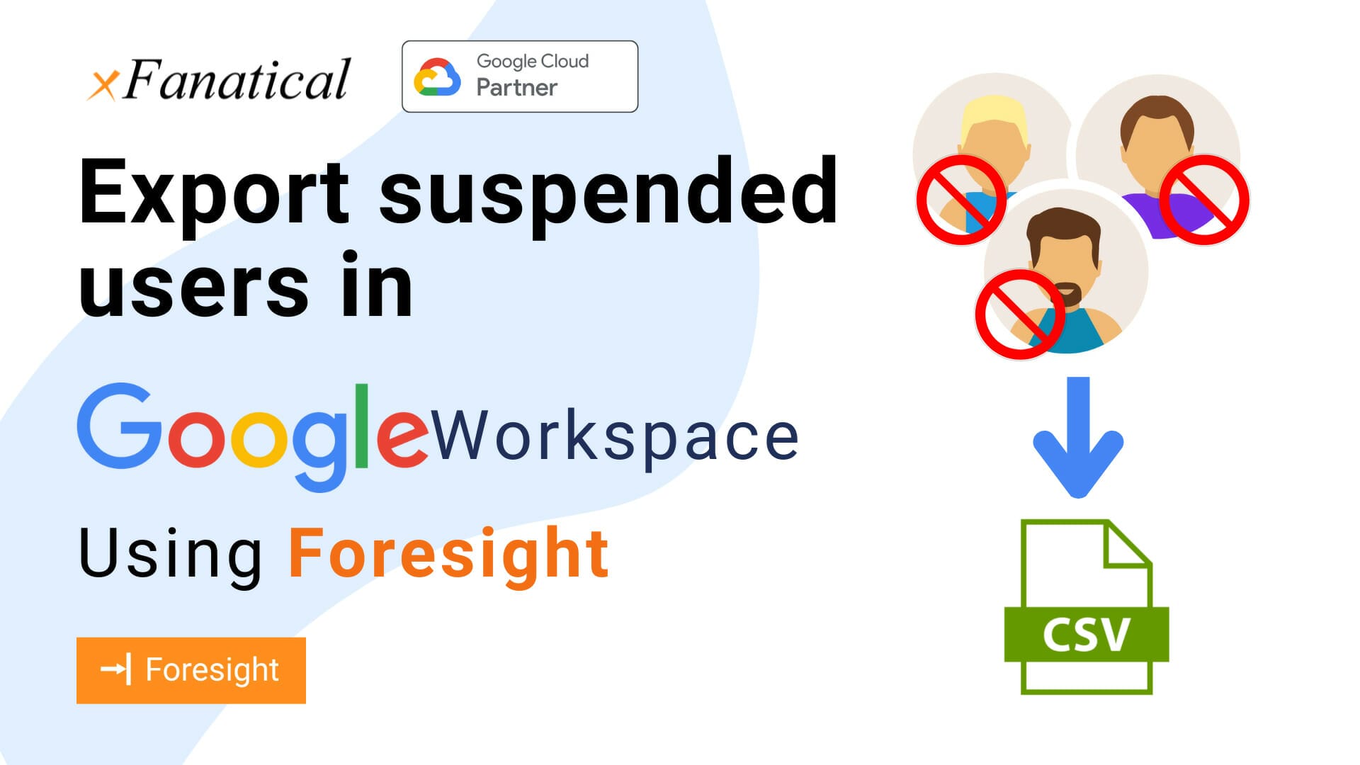 Export all suspended users in Google Workspace
