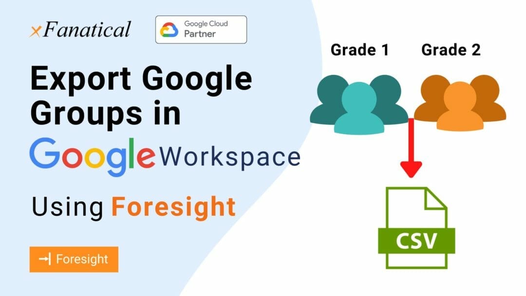 Bulk Export Groups in Google Workspace