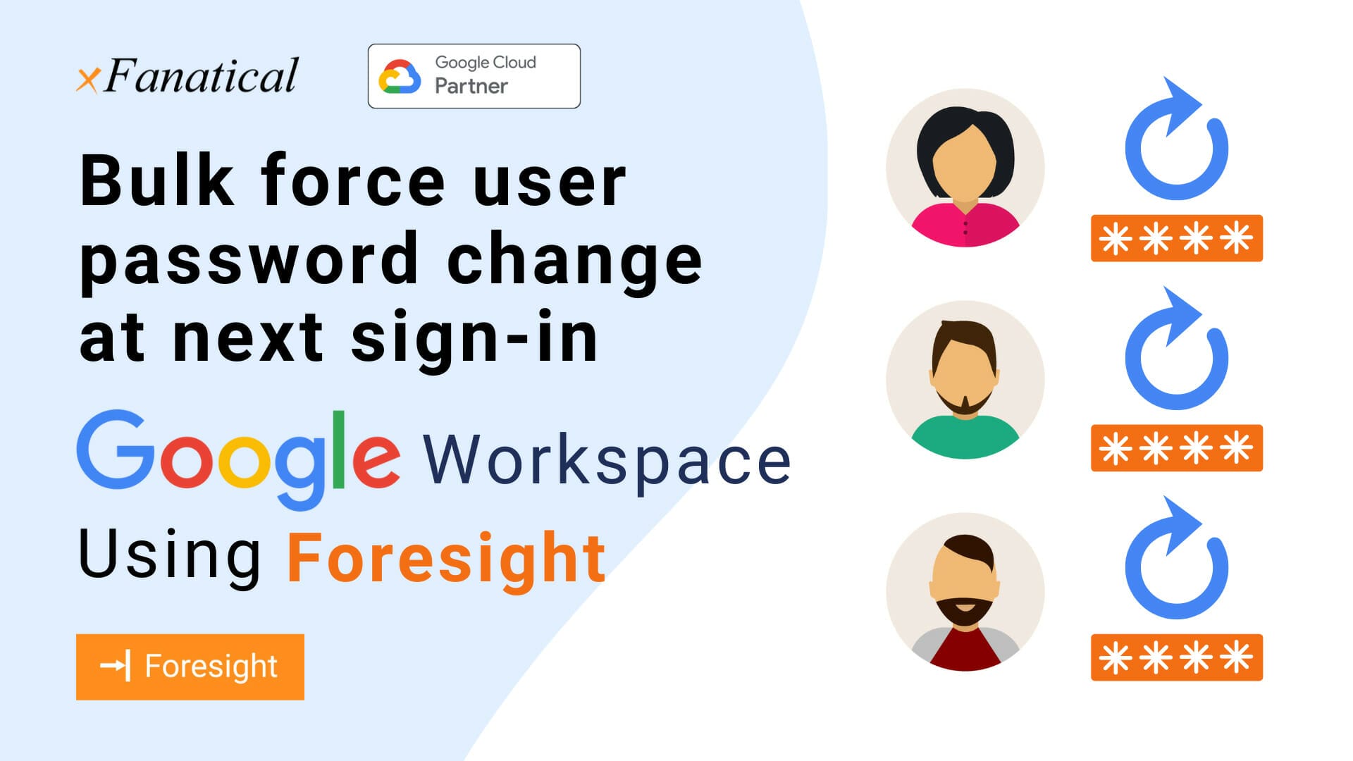 Bulk force password change for users in Google Workspace