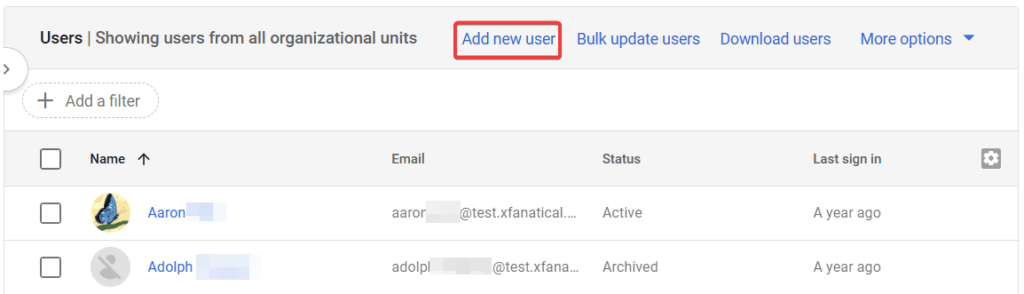 Adding Users to Your Google Admin Account | xFanatical