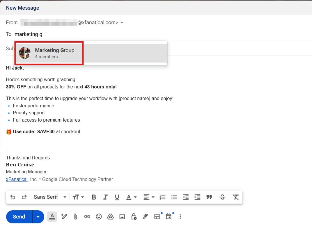 Create a Gmail Distribution List- Complete Guide | xFanatical