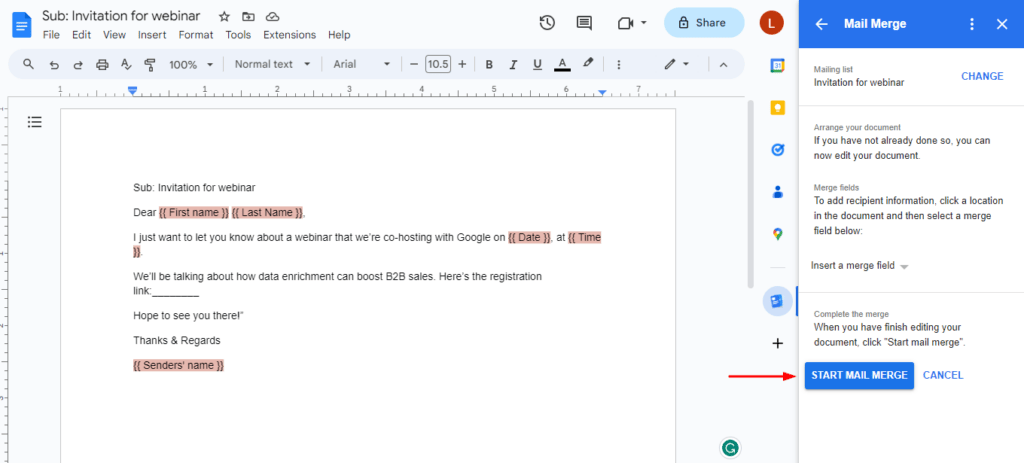 Merge Data in Google Docs: Complete Guide | xFanatical