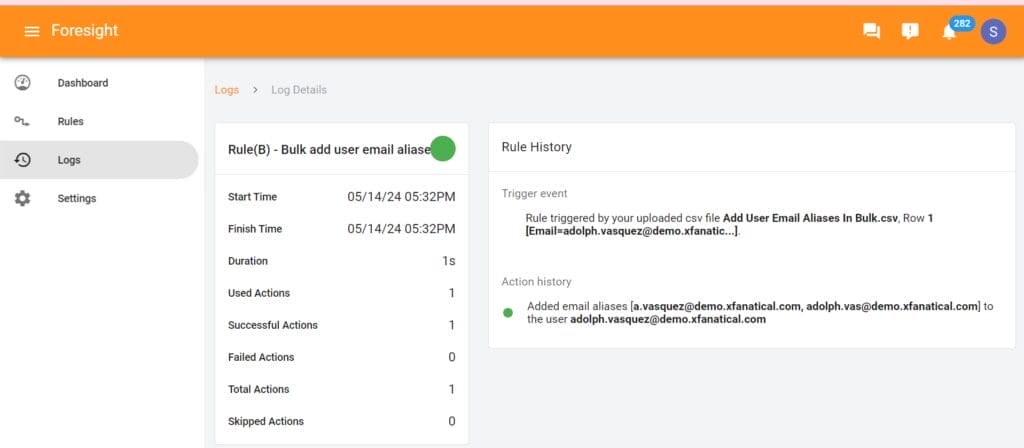 Learn How To Add User Email Aliases In Bulk Using Foresight
