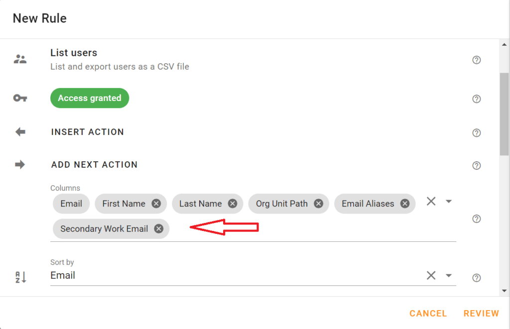 Bulk adding new users in Google workspace using Foresight