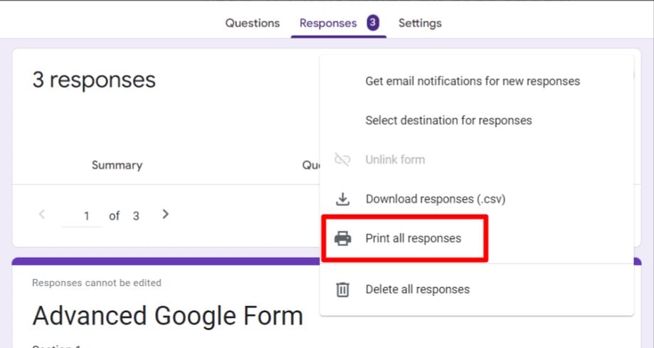 Convert Google Form Responses to PDF Automatically