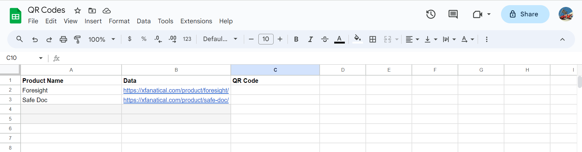 How to Create QR Codes in Google Sheets