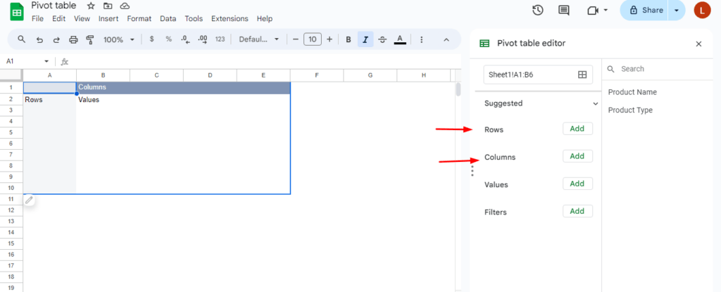 Fundamentals of Pivot Tables in Google Sheets |xFanatical