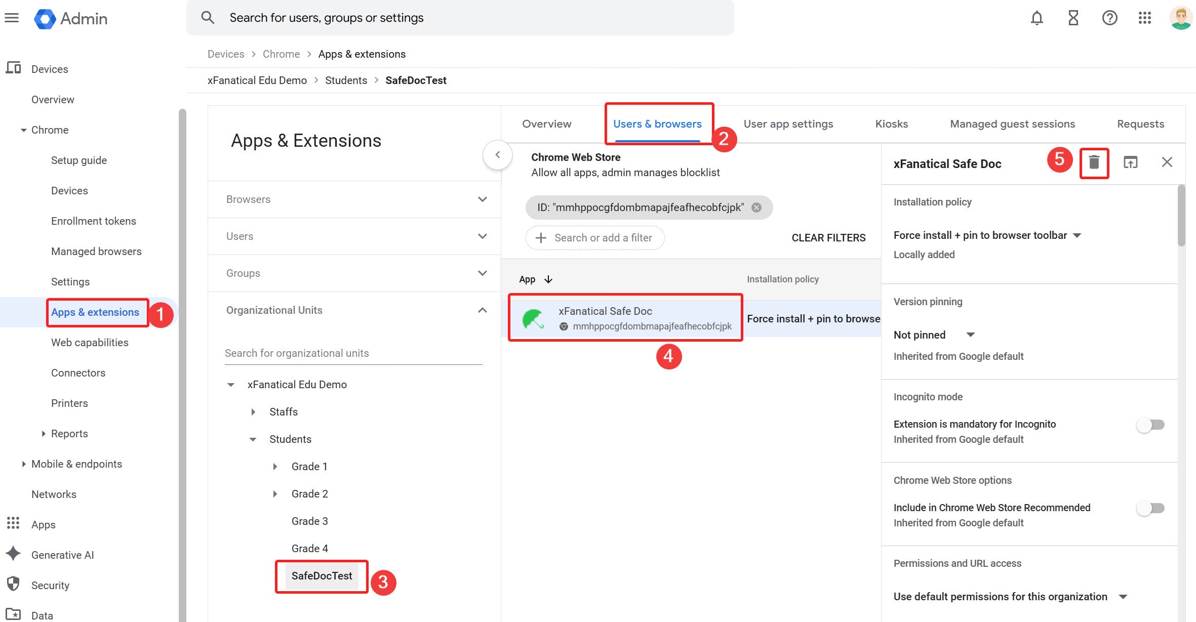 Deploying Safe Doc To Chrome Browsers | xFanatical