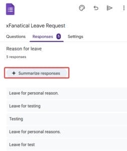 Use Gemini AI in Google Forms to Summarize Responses | xFanatical
