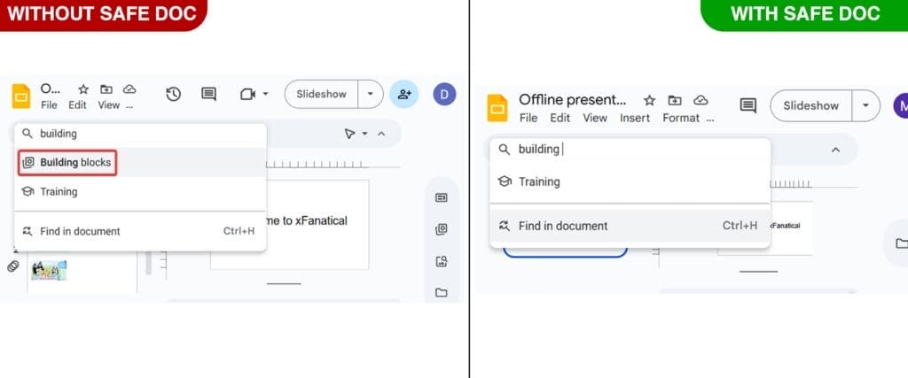 How to Block Building Blocks in Google Slides | xFanatical